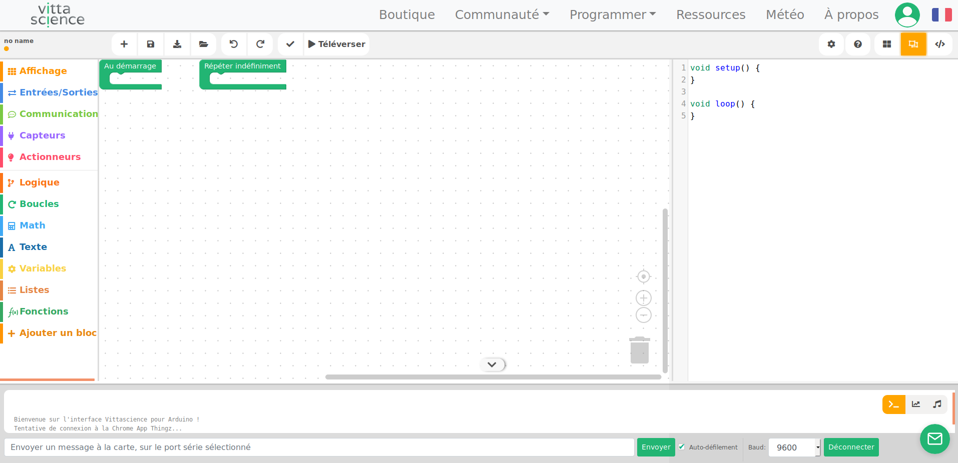 Vittascience, une interface pour programmer des objets connectés – Le ...